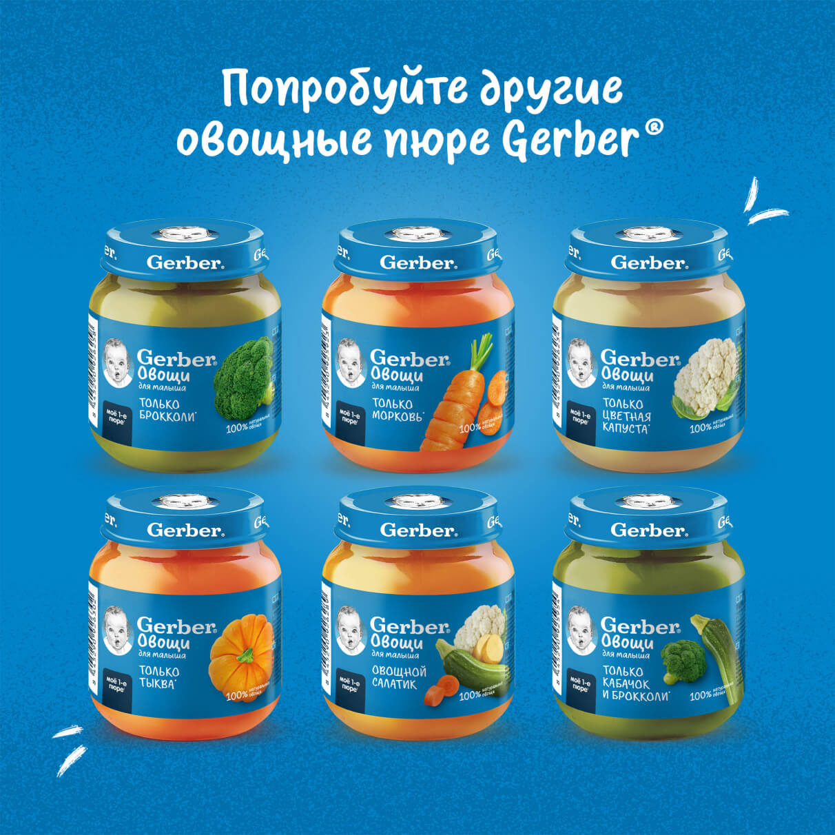 Купить детское фруктовое пюре Gerber с яблоком и грушей состав