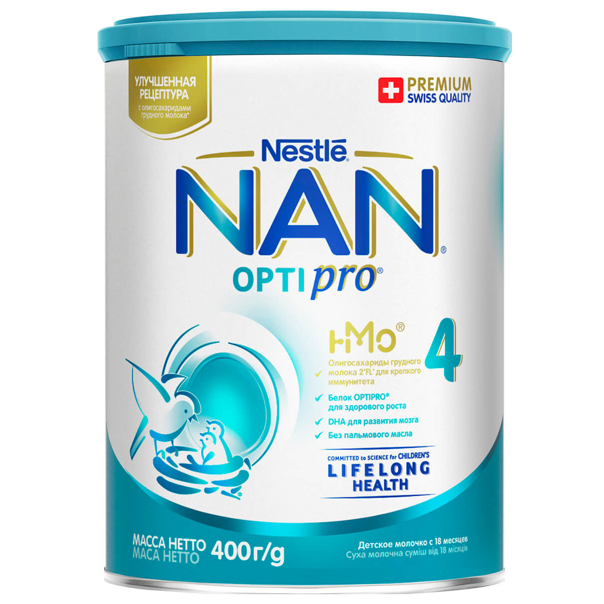 Nan® 4 Optipro от Nestle®, 400 г-800 г, состав | Купить Нан 4: с какого ...